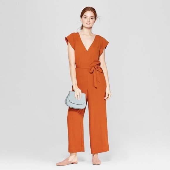 a new day | Pants & Jumpsuits | Casual Burnt Orange Jumpsuit | Poshmark